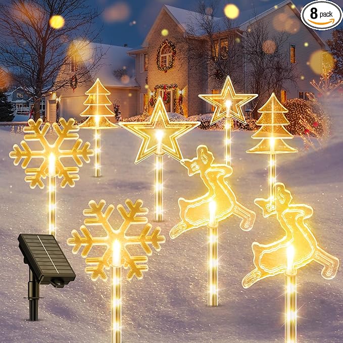 Christmas Pathway Lights – Mom Life Journey