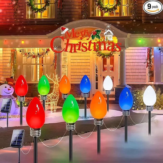Christmas Pathway Lights – Mom Life Journey